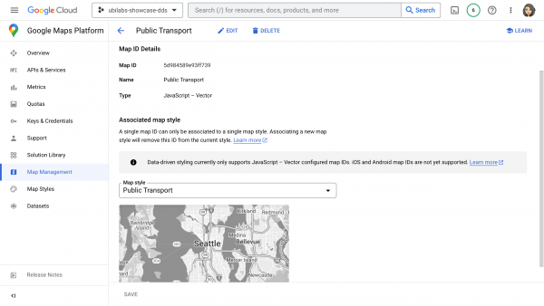 How to visualize location data with Data-driven styling