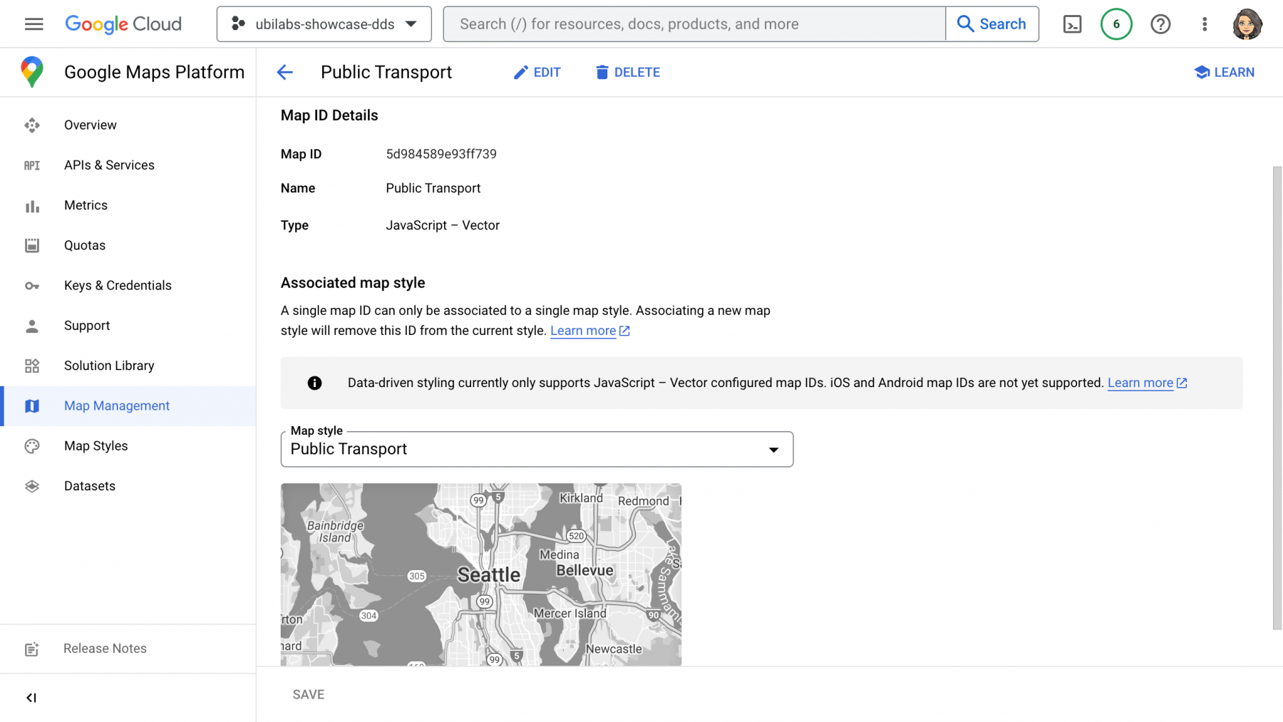 How to visualize location data with Data-driven styling